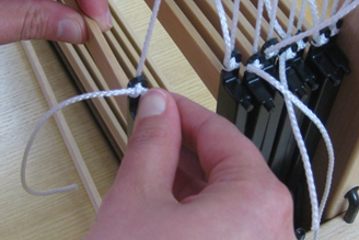 Jane Loom - Kombo Loom - Knotting the Harness Cord – Louët Support Helpdesk